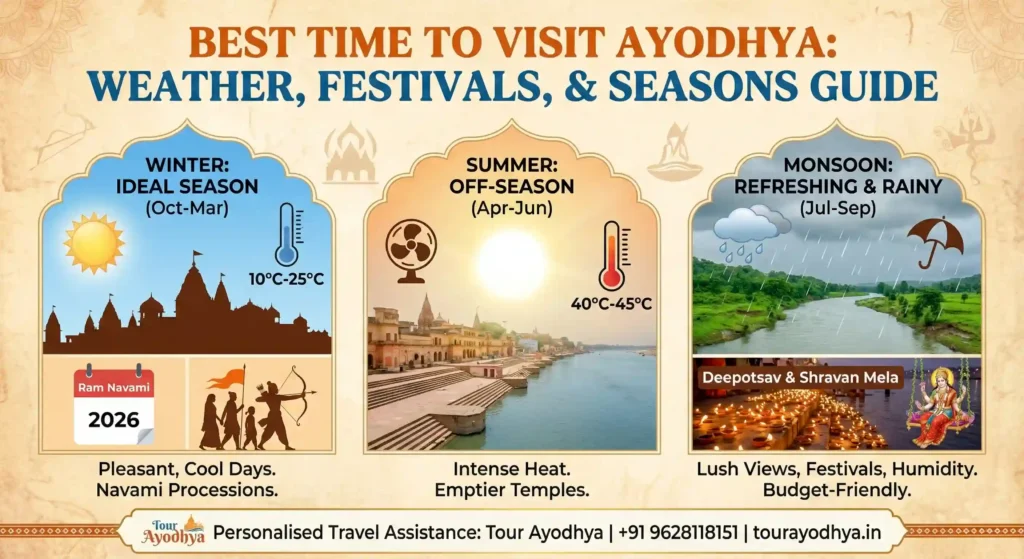 Best Time To Visit Ayodhya: Weather & Ayodhya Tour Guide